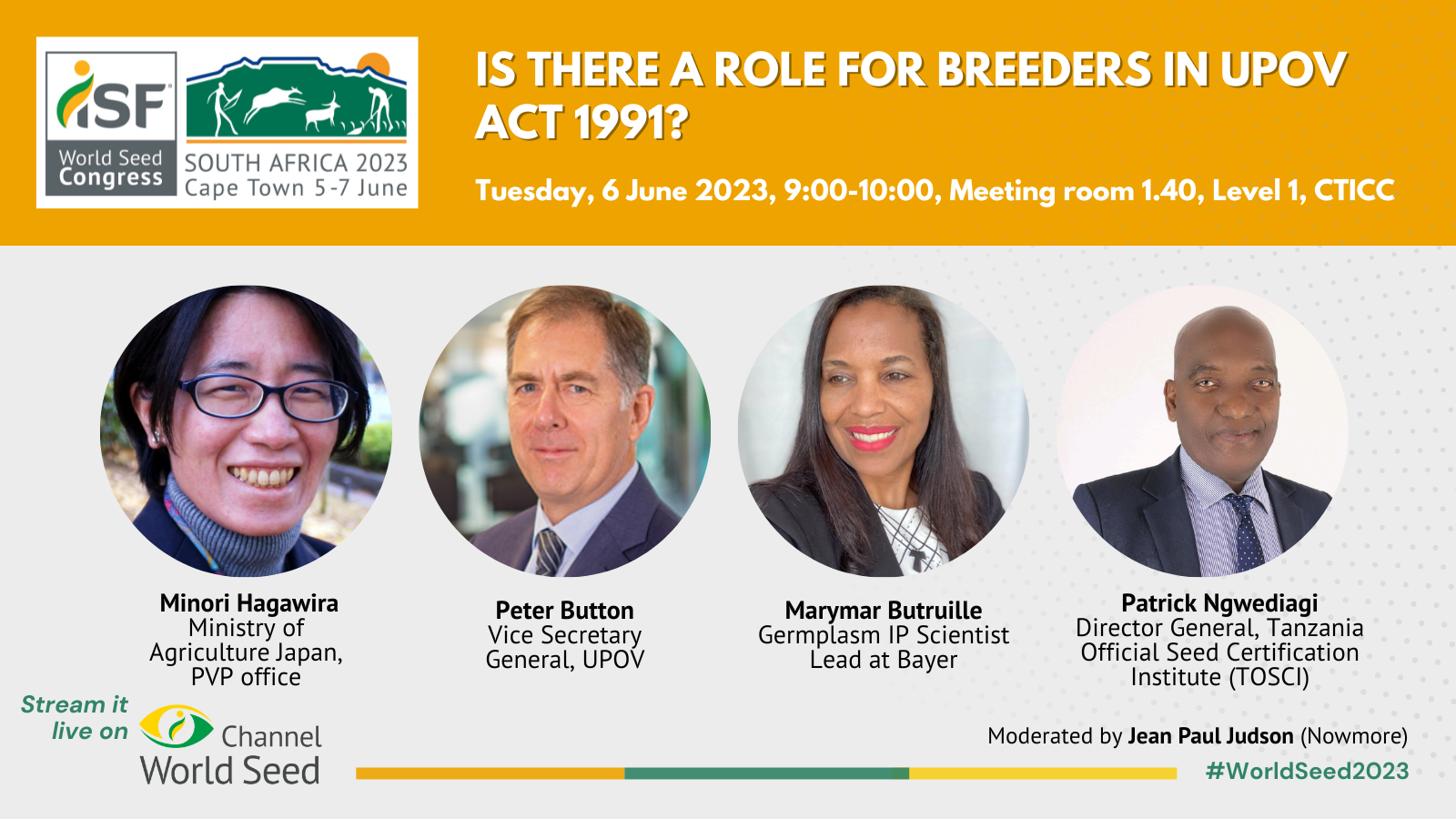 Program – World Seed Congress 2023 – South Africa