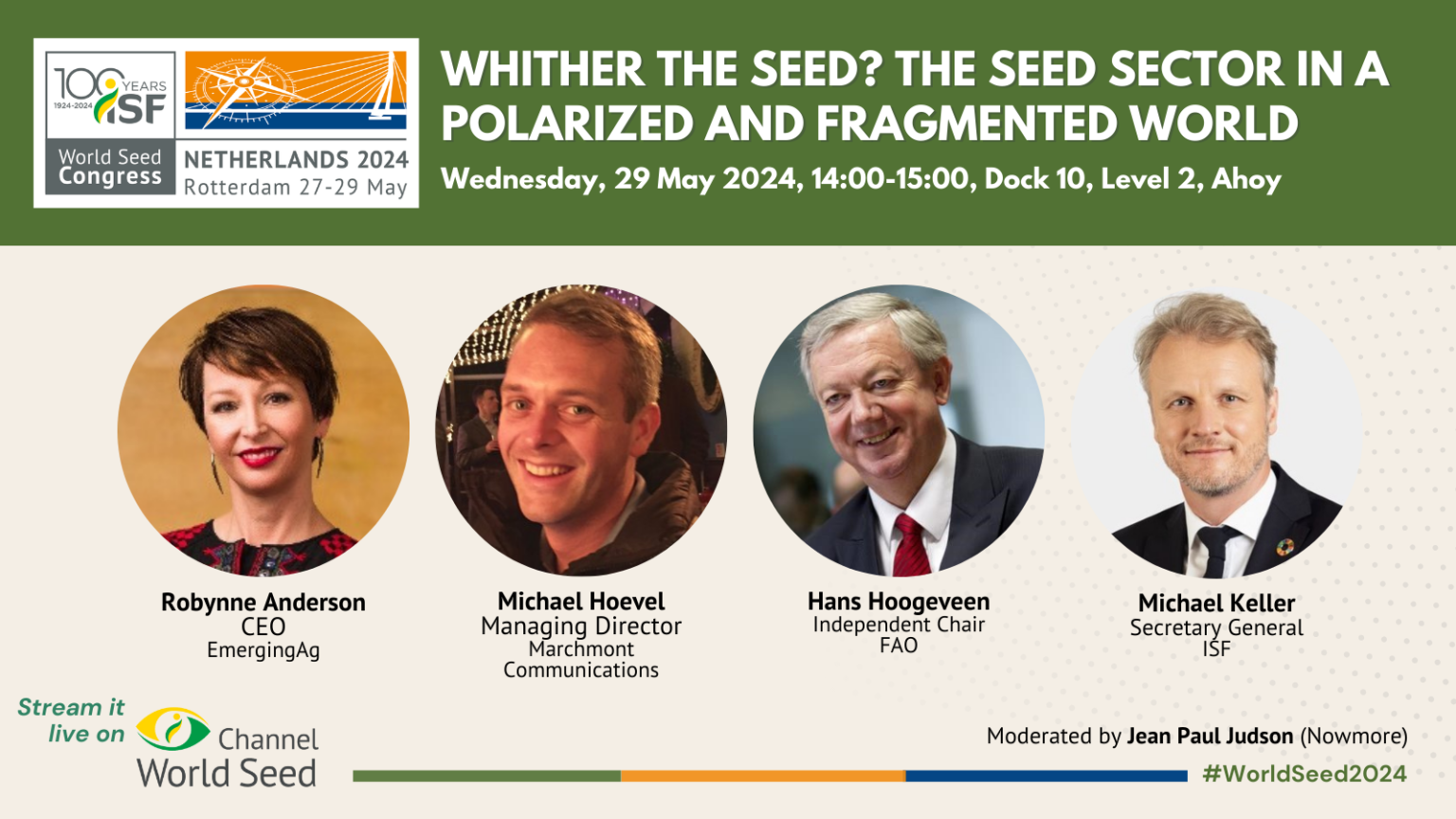 Program – World Seed Congress 2024 – Netherlands