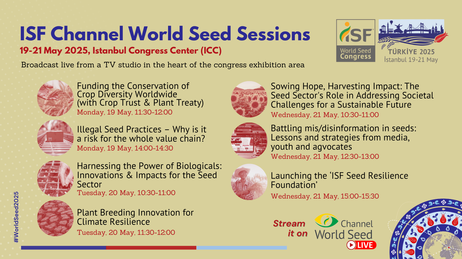 Program – World Seed Congress – Tûrkiye 2025